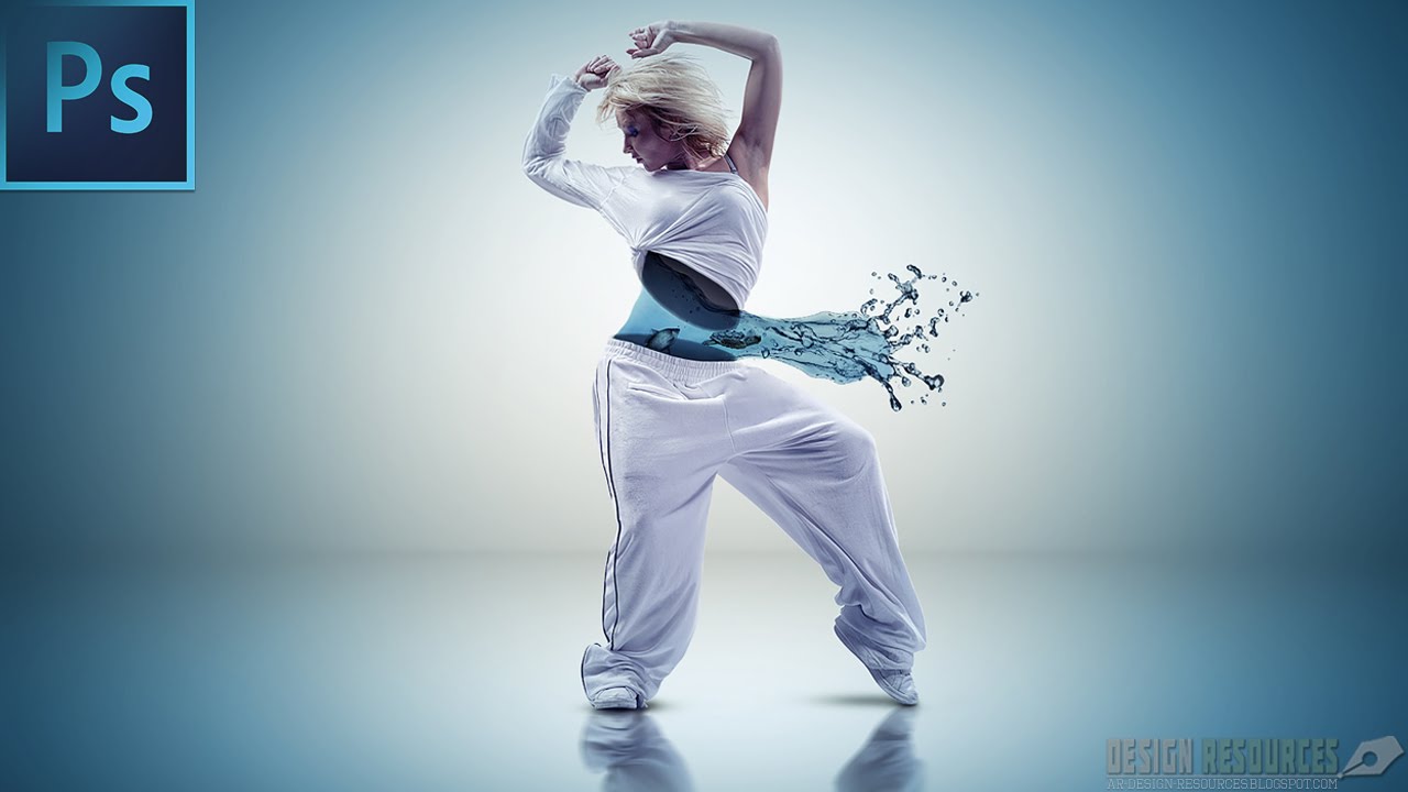 PSD Tutorial: Transform Your Photo with Aqua Dance Effects