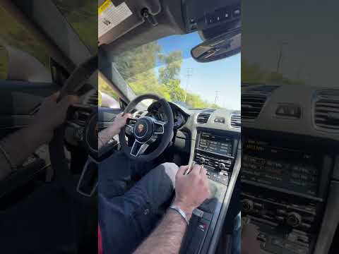 Porsche GT4 exhaust! 2nd gear pull #cars #Porsche