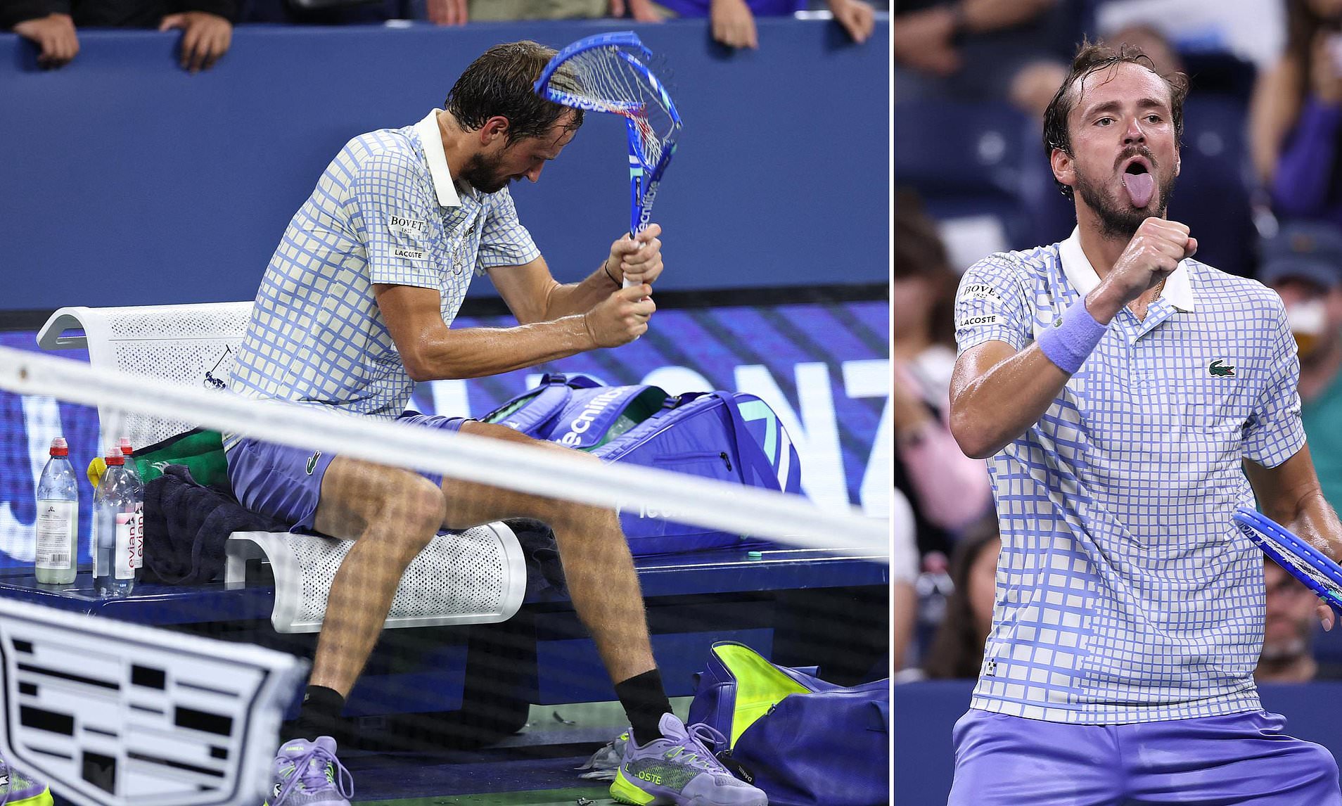 Danii Medvedev learns his fate after Russian tennis bad boy erupted ...