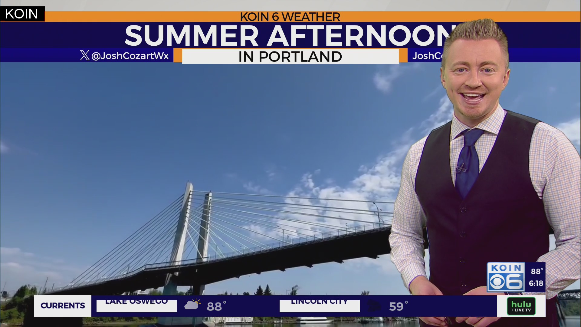 Summer sun, humidity continues around Portland