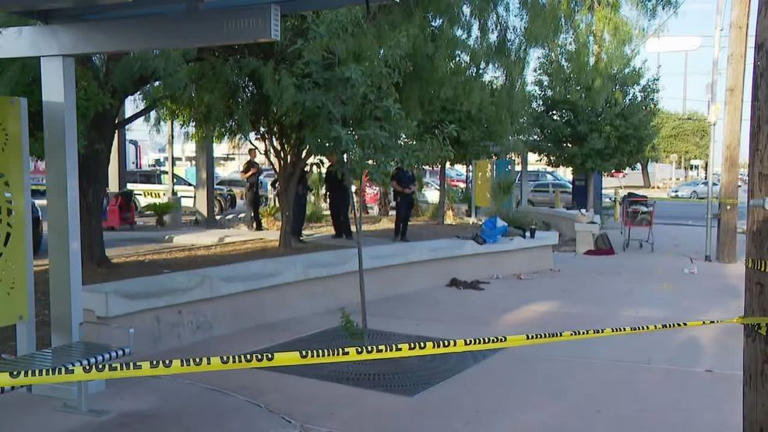 Two suspects flee after shooting near VIA bus stop
