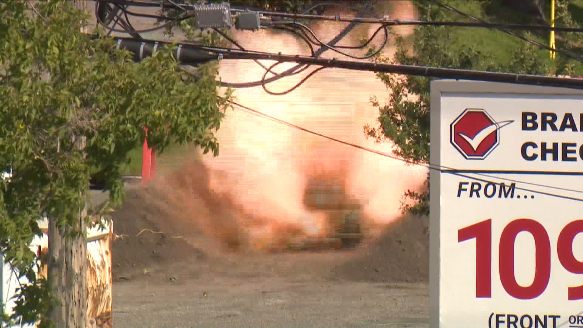 Calgary police conduct controlled detonations of hazardous materials