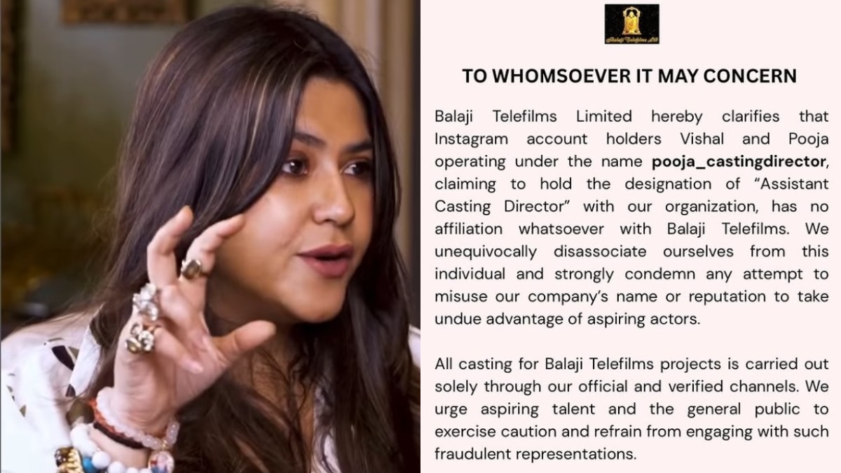 Ektaa Kapoor & Balaji Telefilms Warn Against Fake Casting Calls ...