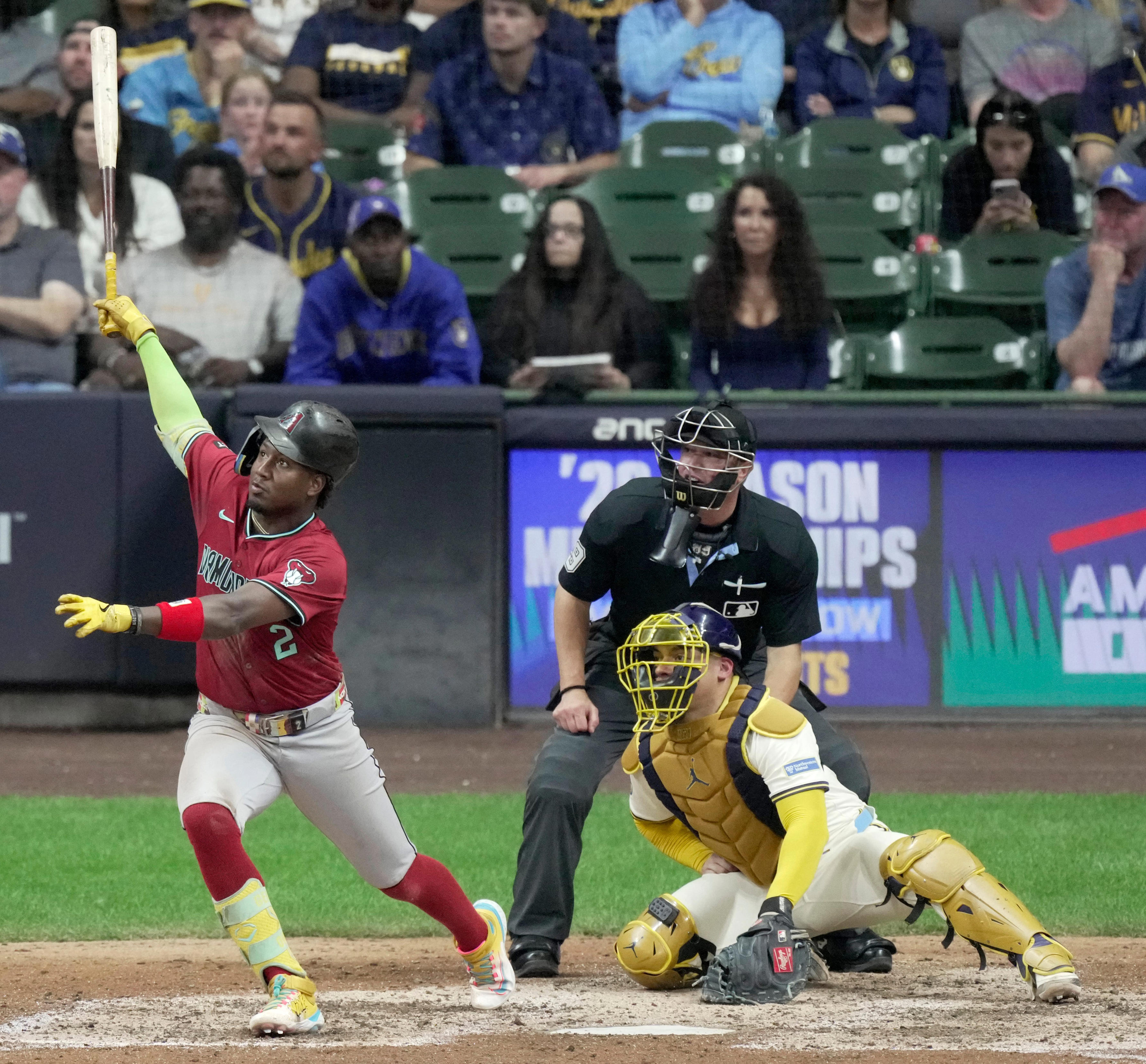 Geraldo Perdomo's late blast just enough to lift Arizona Diamondbacks ...