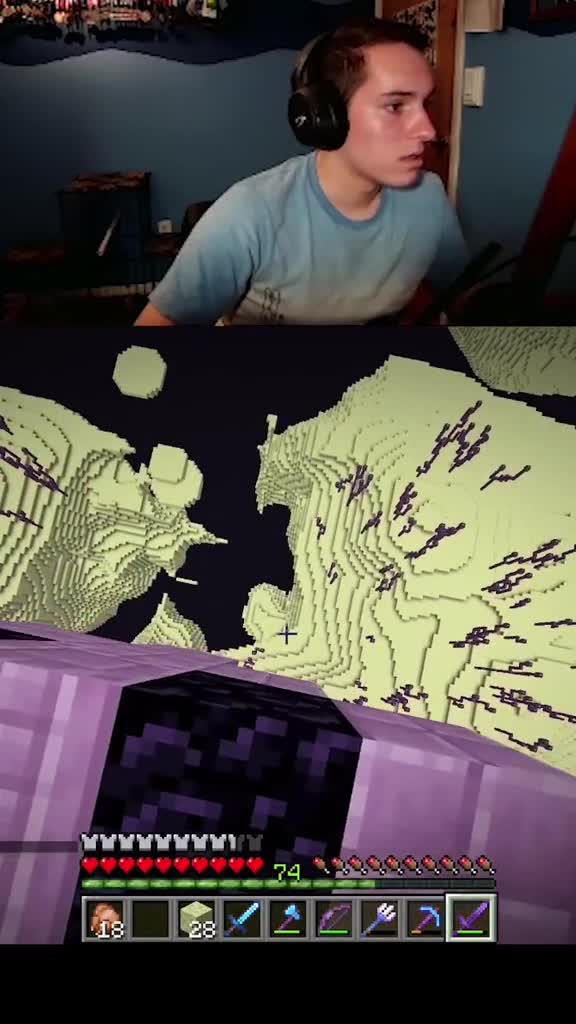 Very cool minecraft glitch #fyp #gaming #comedy #minecraft #glitches ...