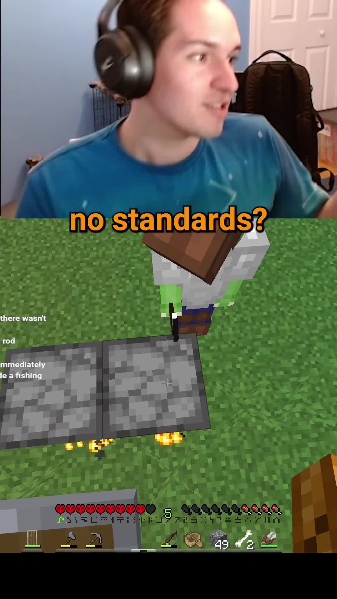 CHEATING ON ME WITH A VILLAGER?! #minecraft #minecraftfarm #useless