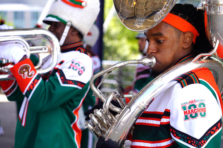 FAMU Marching 100 performs at U.S. Open, honoring Althea Gibson and ...