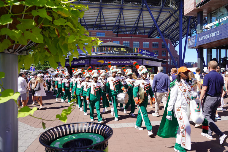 FAMU Marching 100 performs at U.S. Open, honoring Althea Gibson and ...
