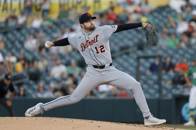 Morales pitches 7 sharp innings and Gelof powers A's past Tigers 7-0 ...