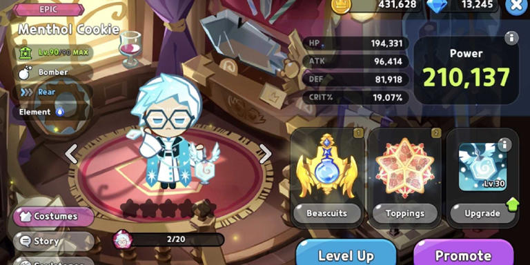 Cookie Run: Kingdom - Optimizing Menthol Cookie's Build