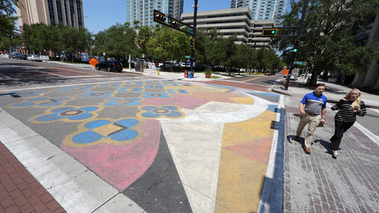 Florida cities race to save rainbow crosswalks as the state's deadlines ...