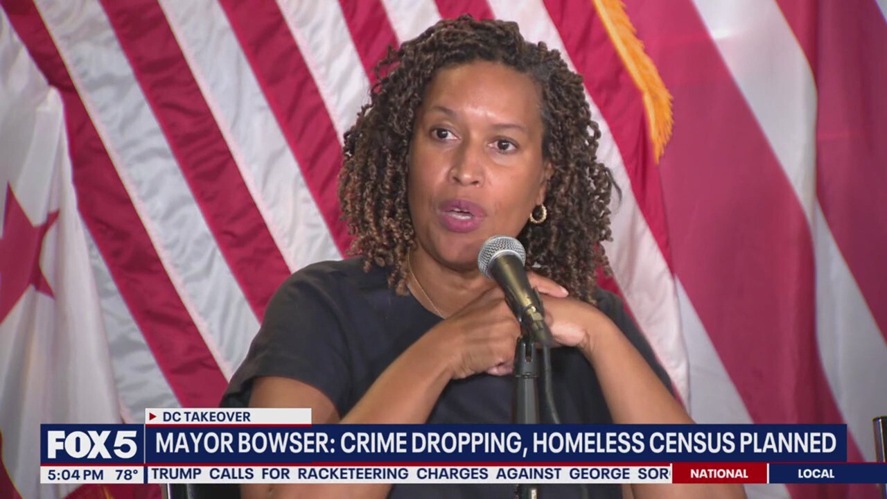 DC Mayor Bowser speaks with Trump, says crime is down following federal ...
