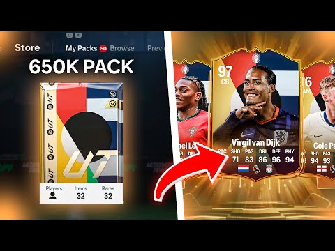 I opened 15 x 650K Make Your Mark guaranteed packs in FC 24!
