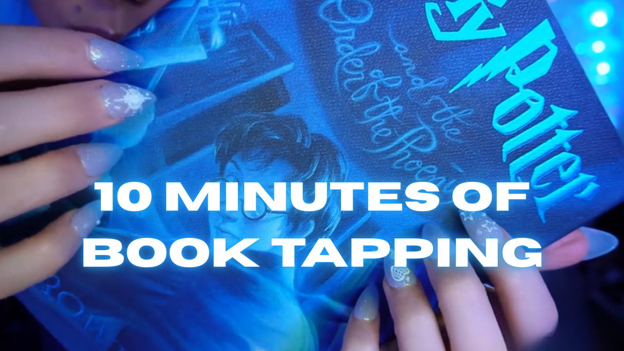 Calming Book Tapping ASMR Experience