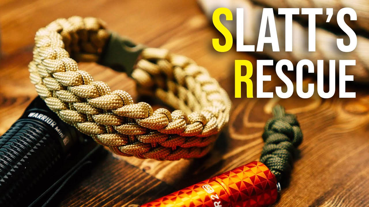 A Paracord Belt… But Tiny | Slatt’s Rescue Bracelet