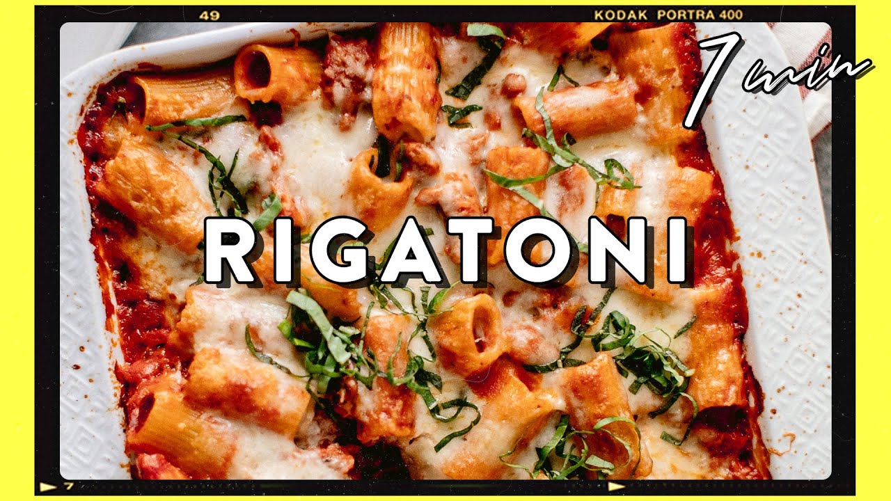 Easy Baked Rigatoni Recipe