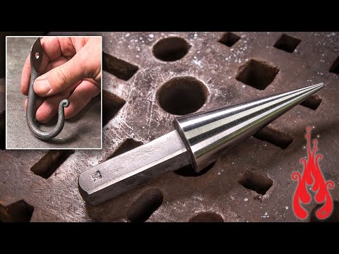 How to Forge a Cone Hardy Tool and Handy Hooks