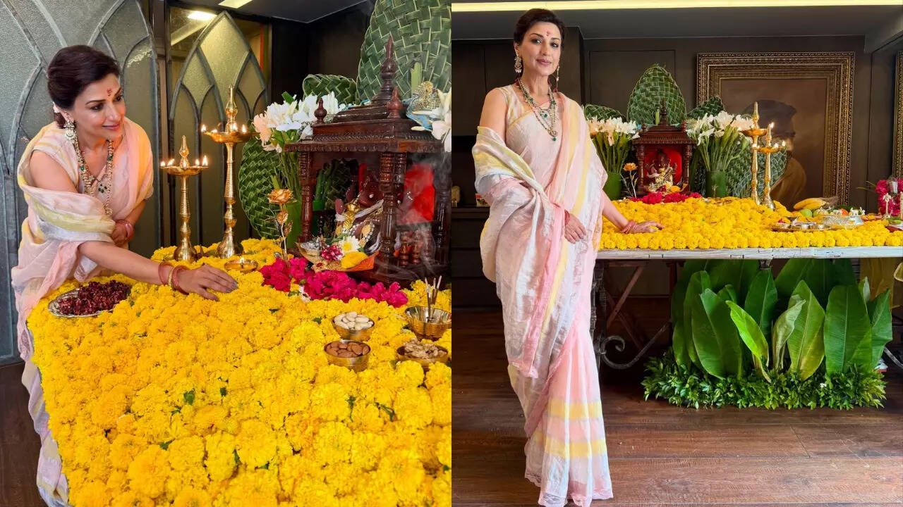 Sonali Bendre’s Ganesh Chaturthi look explains why she’s Bollywood’s ...