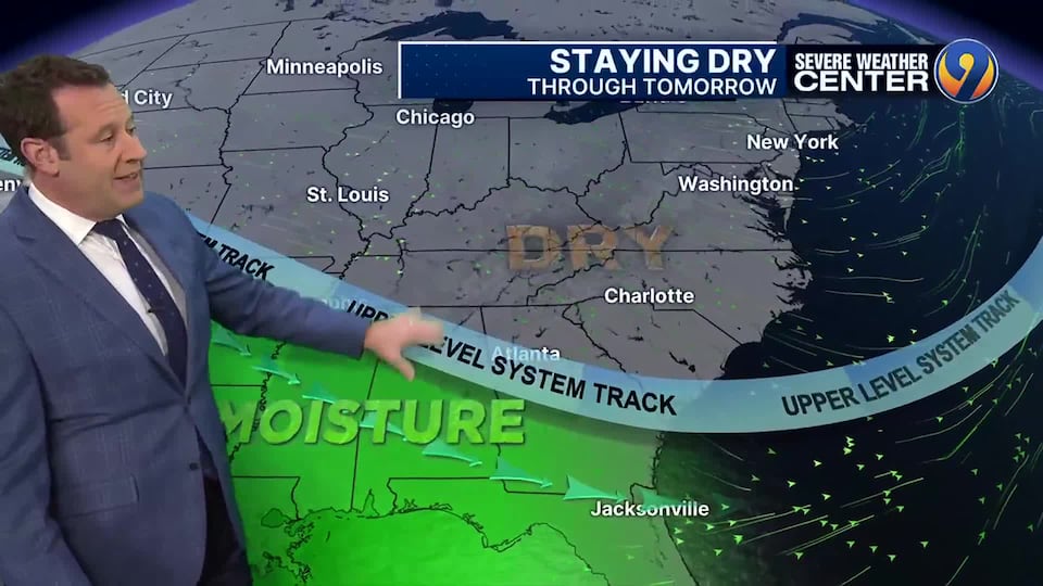 Thursday morning's forecast with Meteorologist Keith Monday