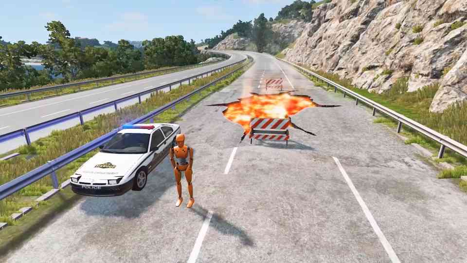 Cars vs Lava Sinkhole | PIZ05 Super Truck, Bus & Car - BeamNG.drive