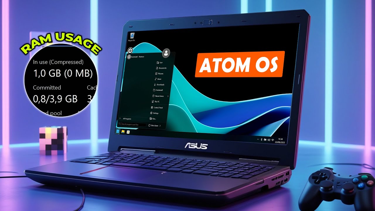 WINDOWS 11 PALING RINGAN! Cobain ATOM OS 24H2 di Laptop Kentang