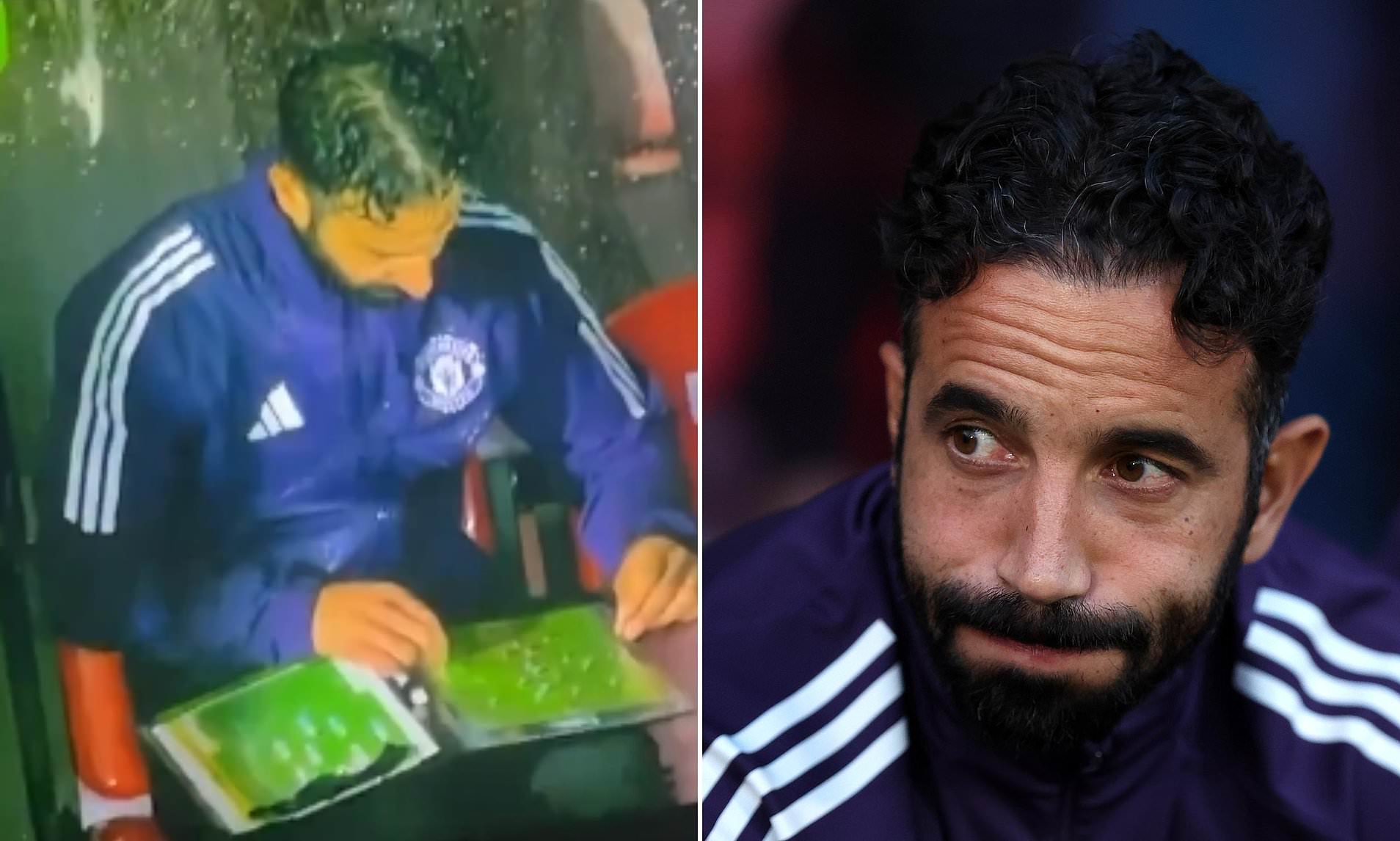 Fans blast Man United manager Ruben Amorim's bizarre antics on ...