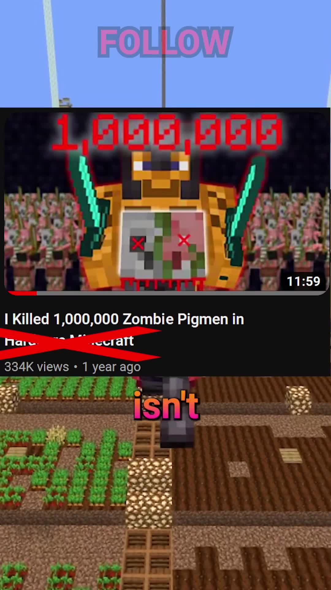 My 5000 day old hardcore world just ended, but it didnt end for the r...