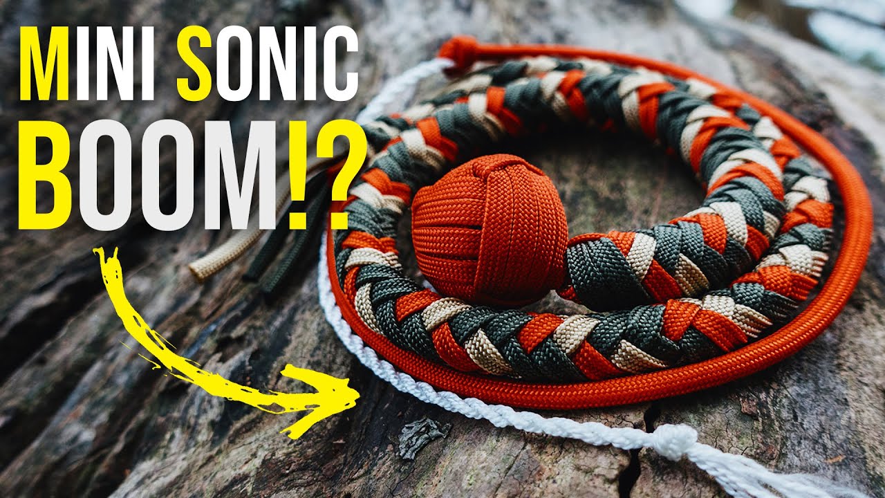 Can I break the sound barrier with a monkey’s fist snake whip?