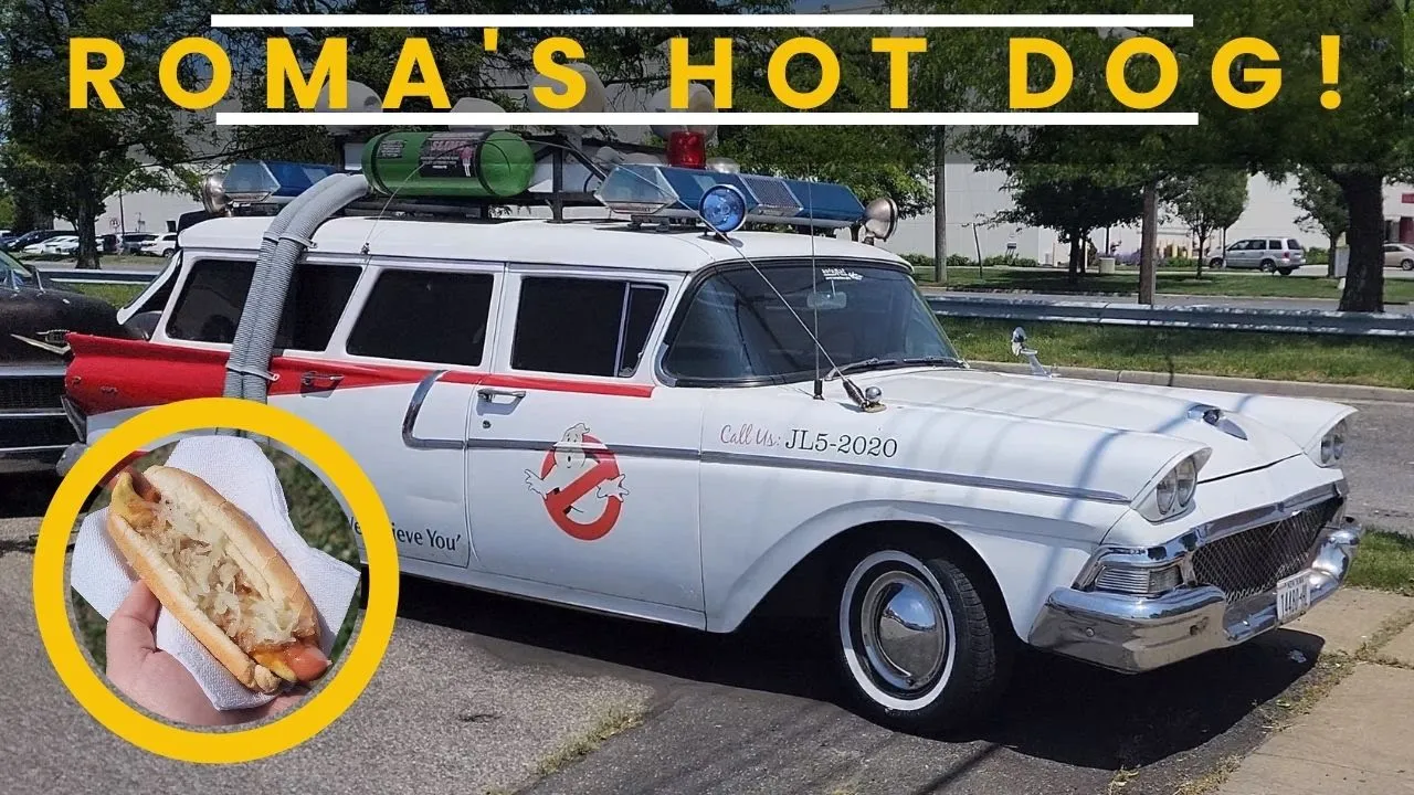 Roma's Hot Dog & Ghostbusters Car - NYC Hot Dog Stands