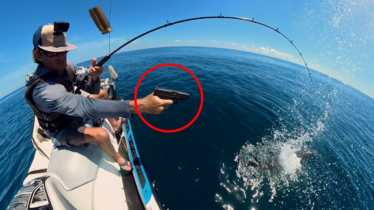 Good Thing I Had a Gun... Again! Wild Day Fishing on the SeaDoo