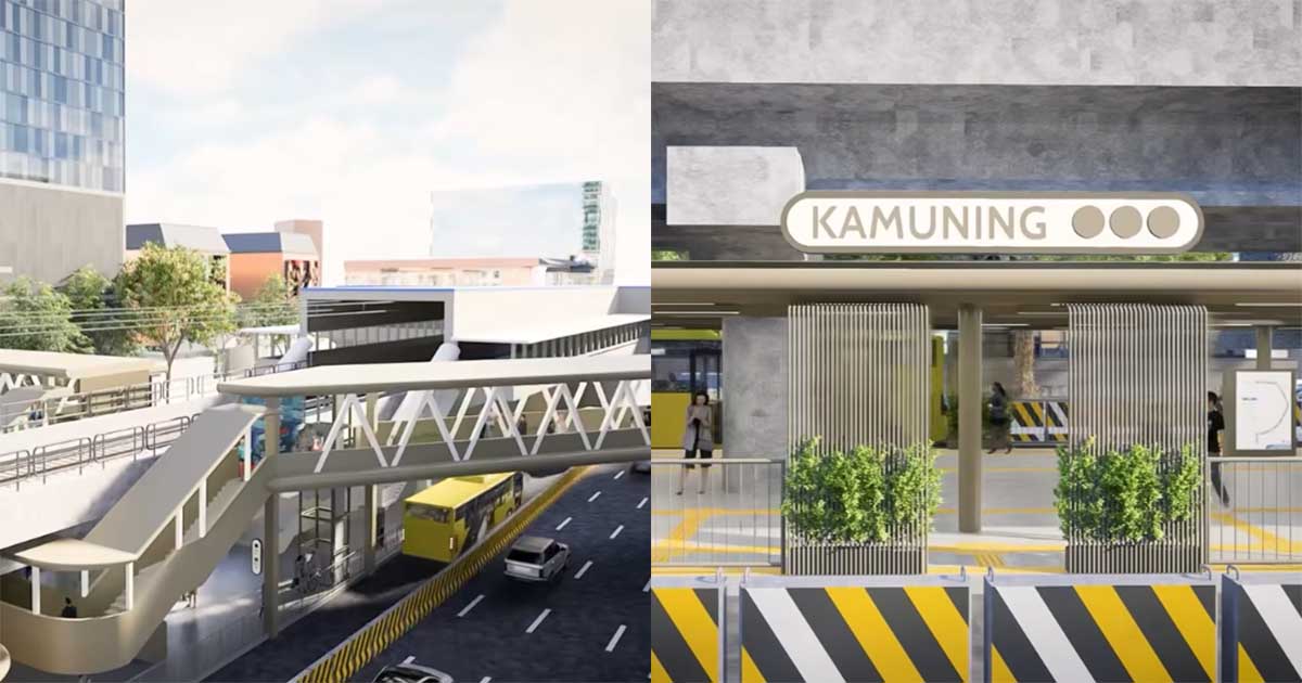 LOOK: DOTr unveils layout plan for 'Mt. Kamuning' footbridge replacement