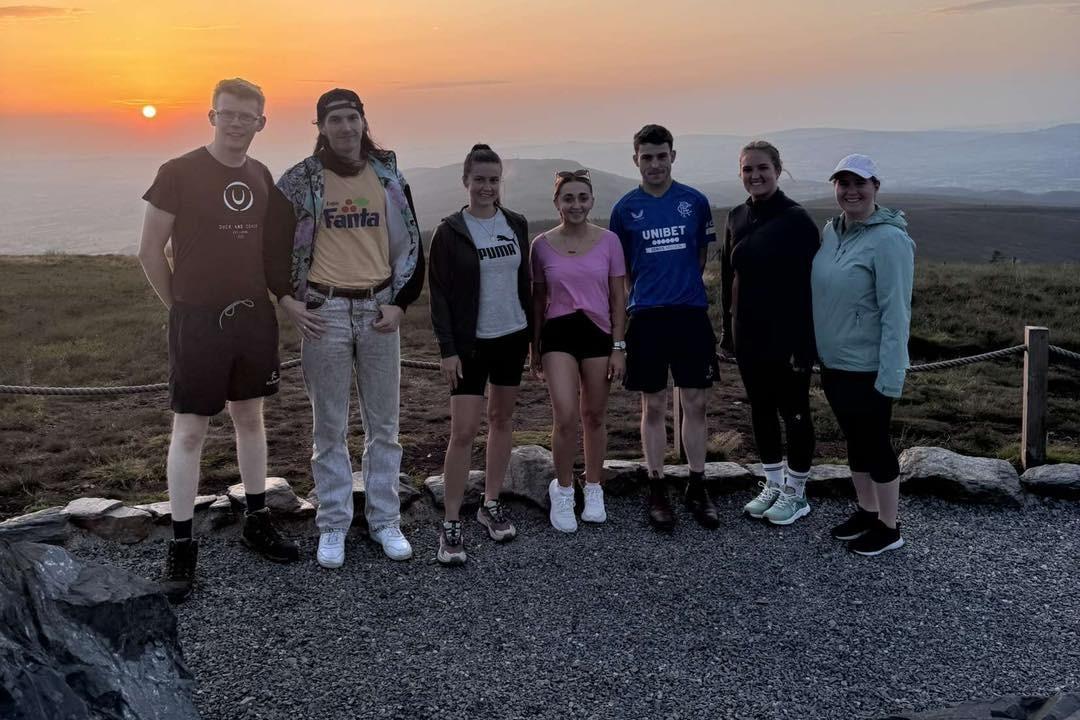 Exchangees welcomed Northern Ireland by Cappagh YFC