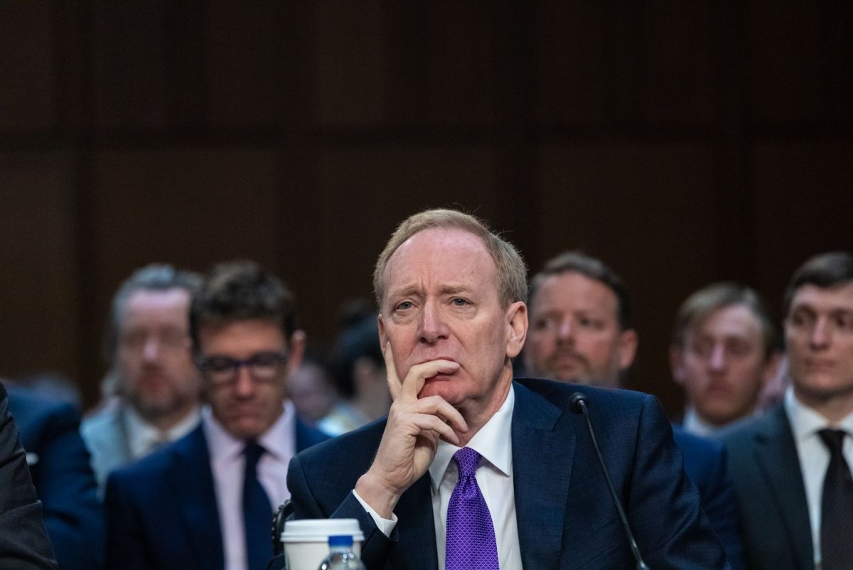 Two staffers fired for protest in Microsoft President Brad Smith's office