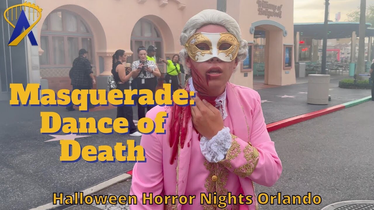 Masquerade: Dance of Death Scare Zone at Halloween Horror Nights 2025