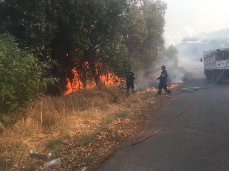 Τρεις φωτιές ξαφνικά στην Πρέβεζα
