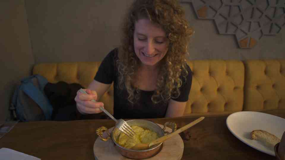 Amazing Turkish Food - Trabzon Kuymak and Hamsi Tava - Turkish Food ...