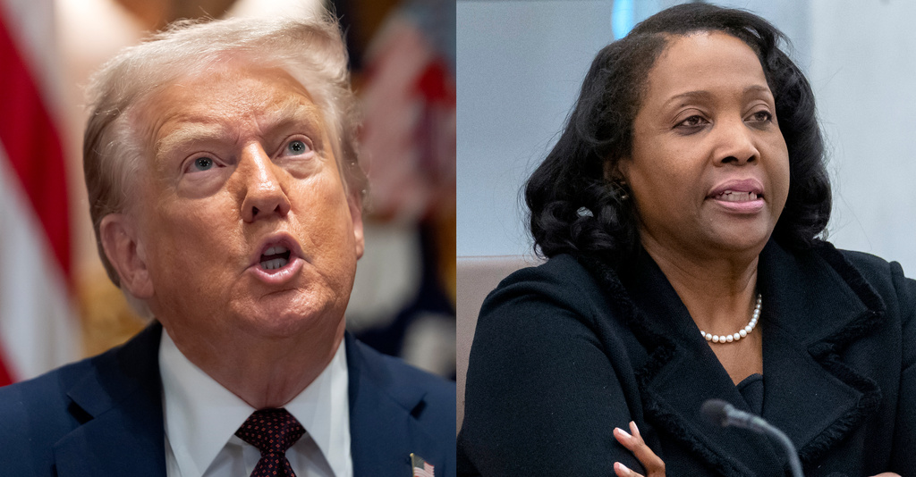 Feds Lisa Cook stämmer Trump