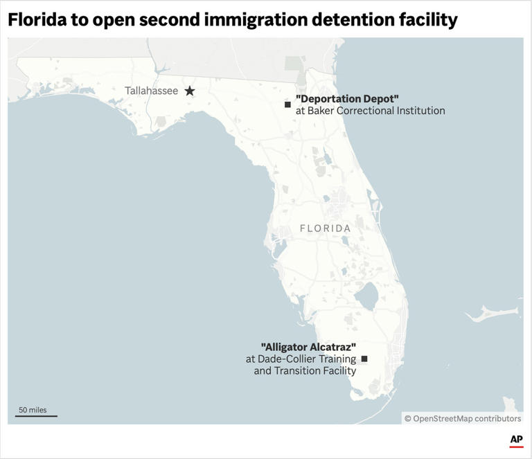 Closure of Florida's 'Alligator Alcatraz' immigration detention center ...