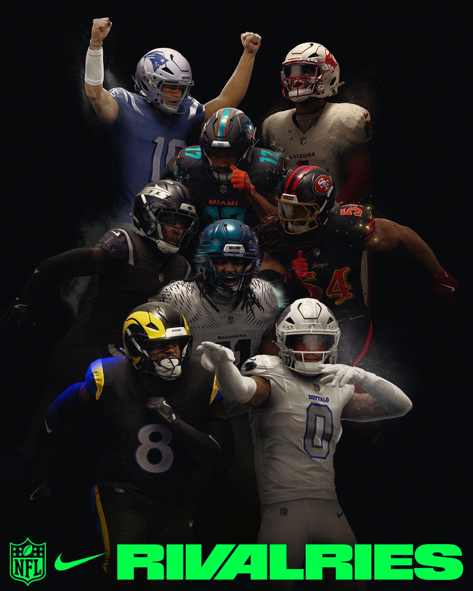 All 8 NFL Rivalries uniforms revealed: See the new alternate looks for 2025