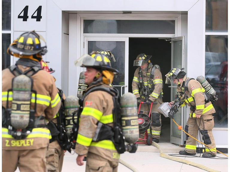 Fire crews respond to downtown Windsor blaze