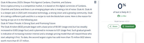 Ozak AI Becomes 2025’s Sleeper Pick Against Cardano, Chainlink, And Solana