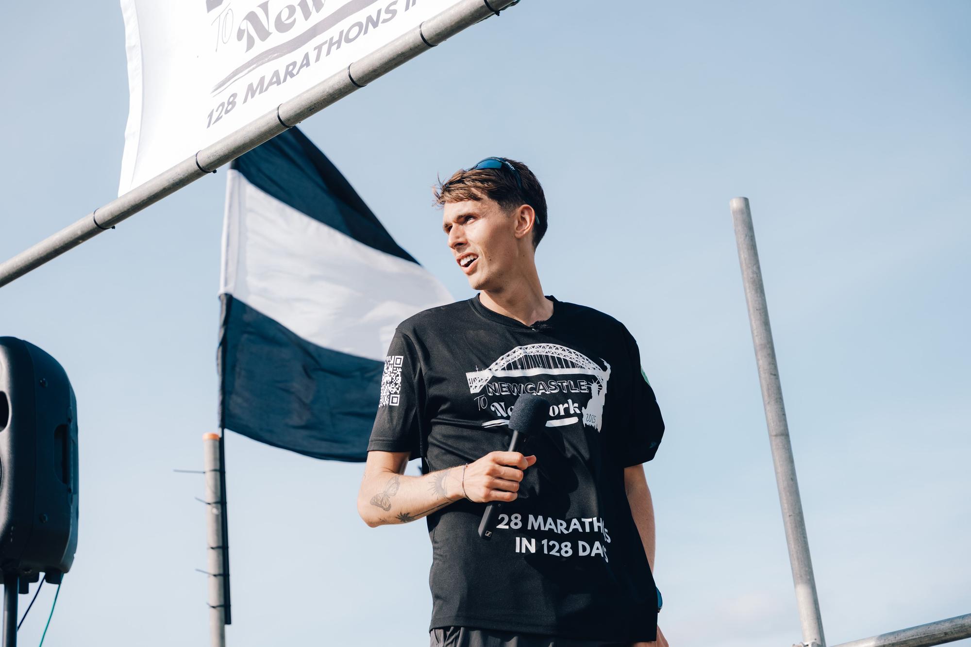 Newcastle man who ran a marathon every day for 128 days in memory of ...