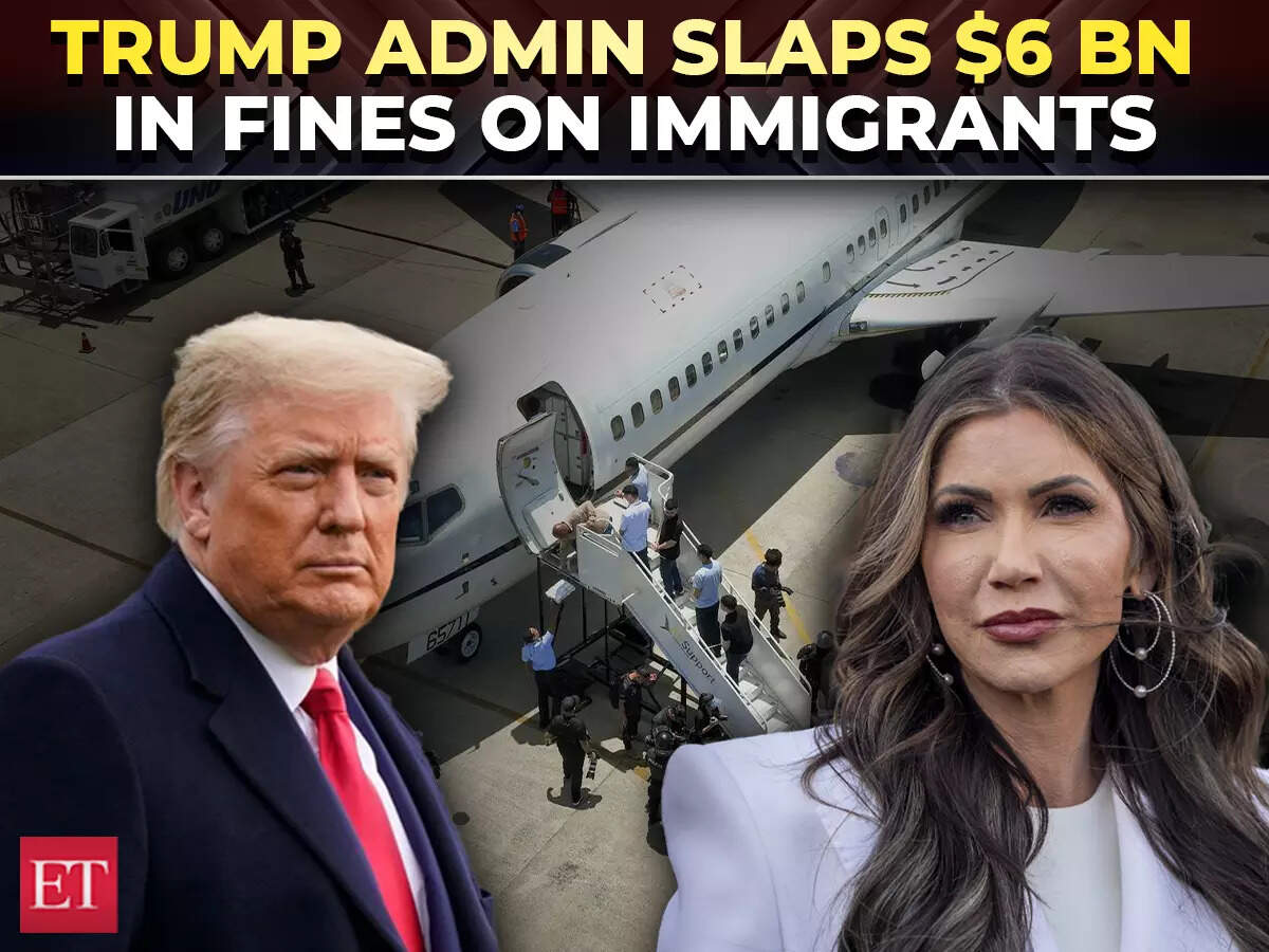 'Leave now...': DHS fines immigrants who did not self-deport $6 billion ...