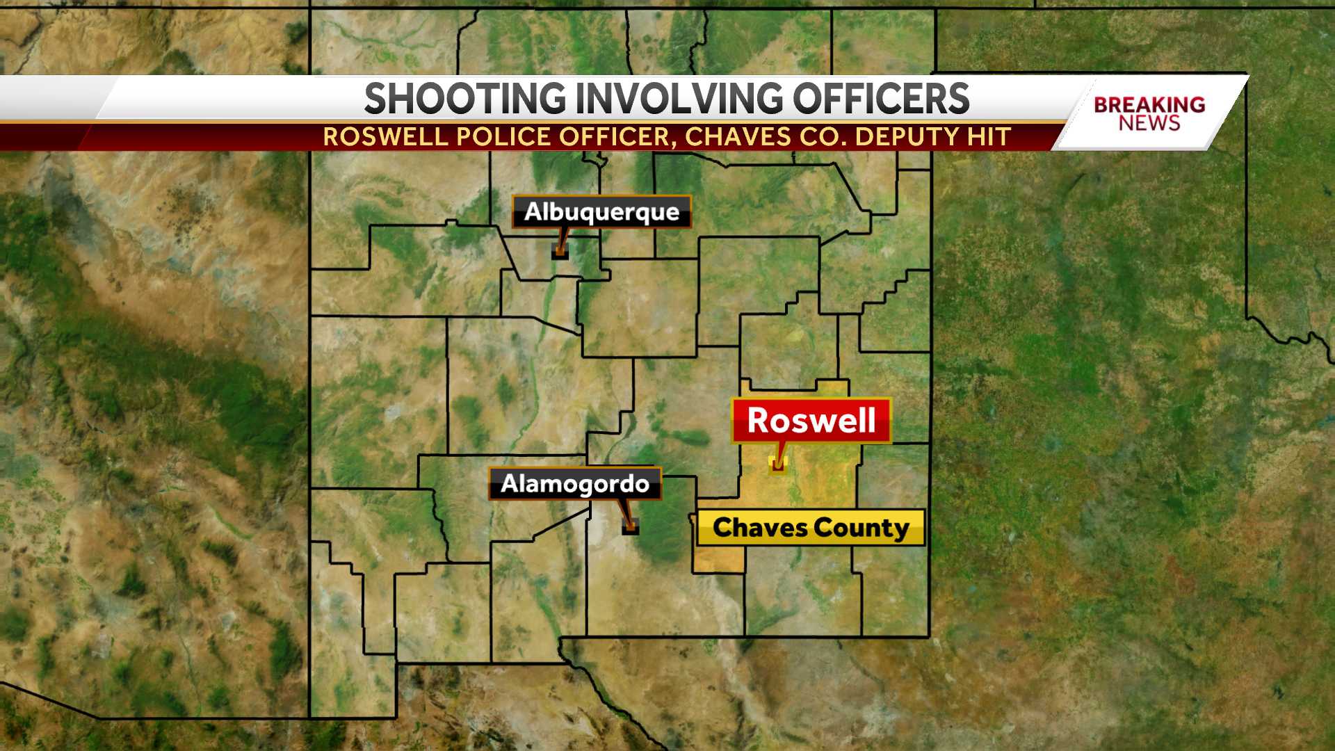 Two officers shot and injured after man threatens suicide in Roswell