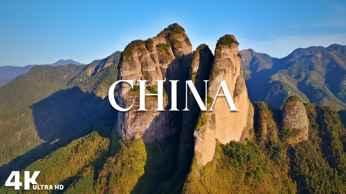 China From Above – Landscapes & Coastlines in 4K