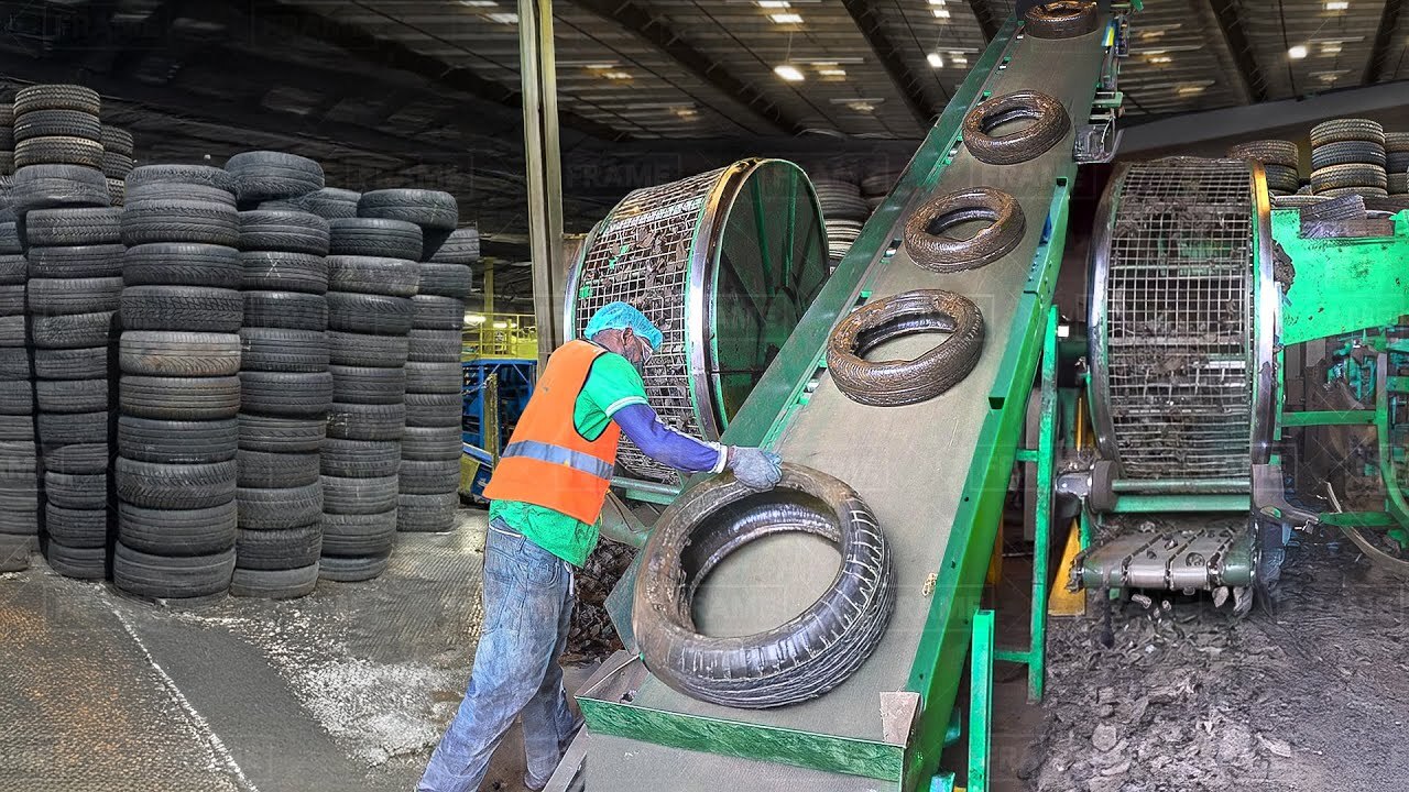 Innovative Nigerian facility processes millions of tires annually ...