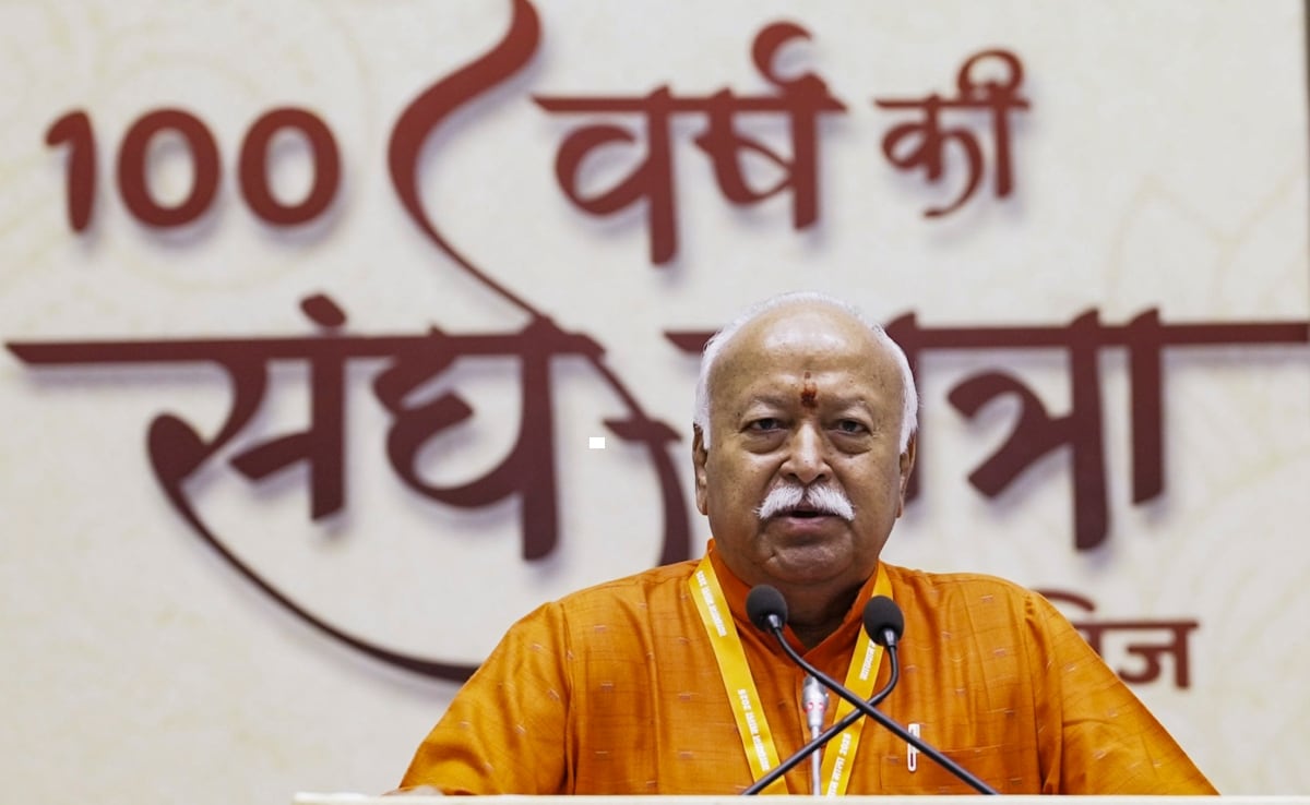 "Struggle Might Be There But No Quarrel": RSS Chief On Relationship ...