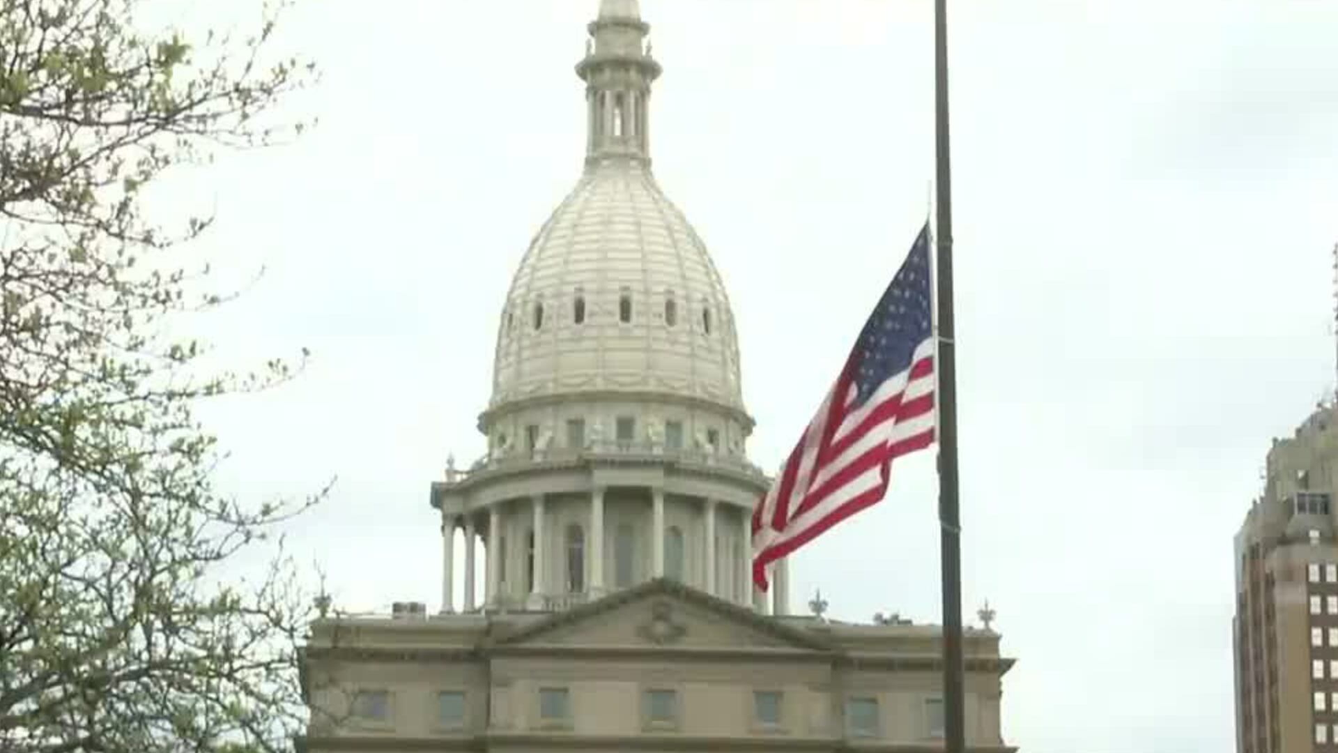 Gov. Whitmer lowers flags to honor former state Sen. Joel Gougeon