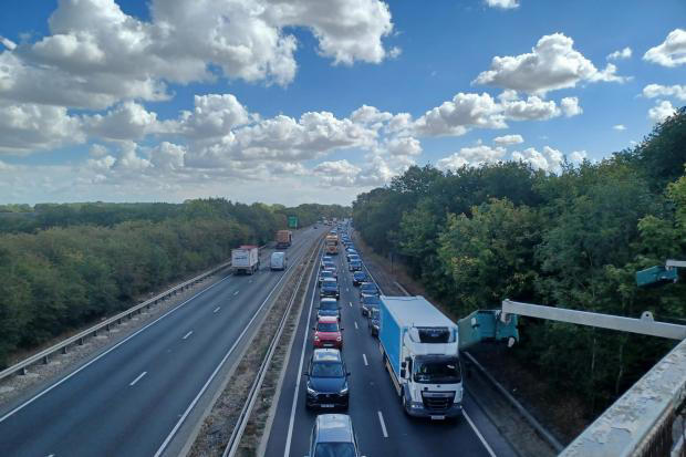 Police on scene of multi-vehicle A12 crash in Colchester, appeal for ...