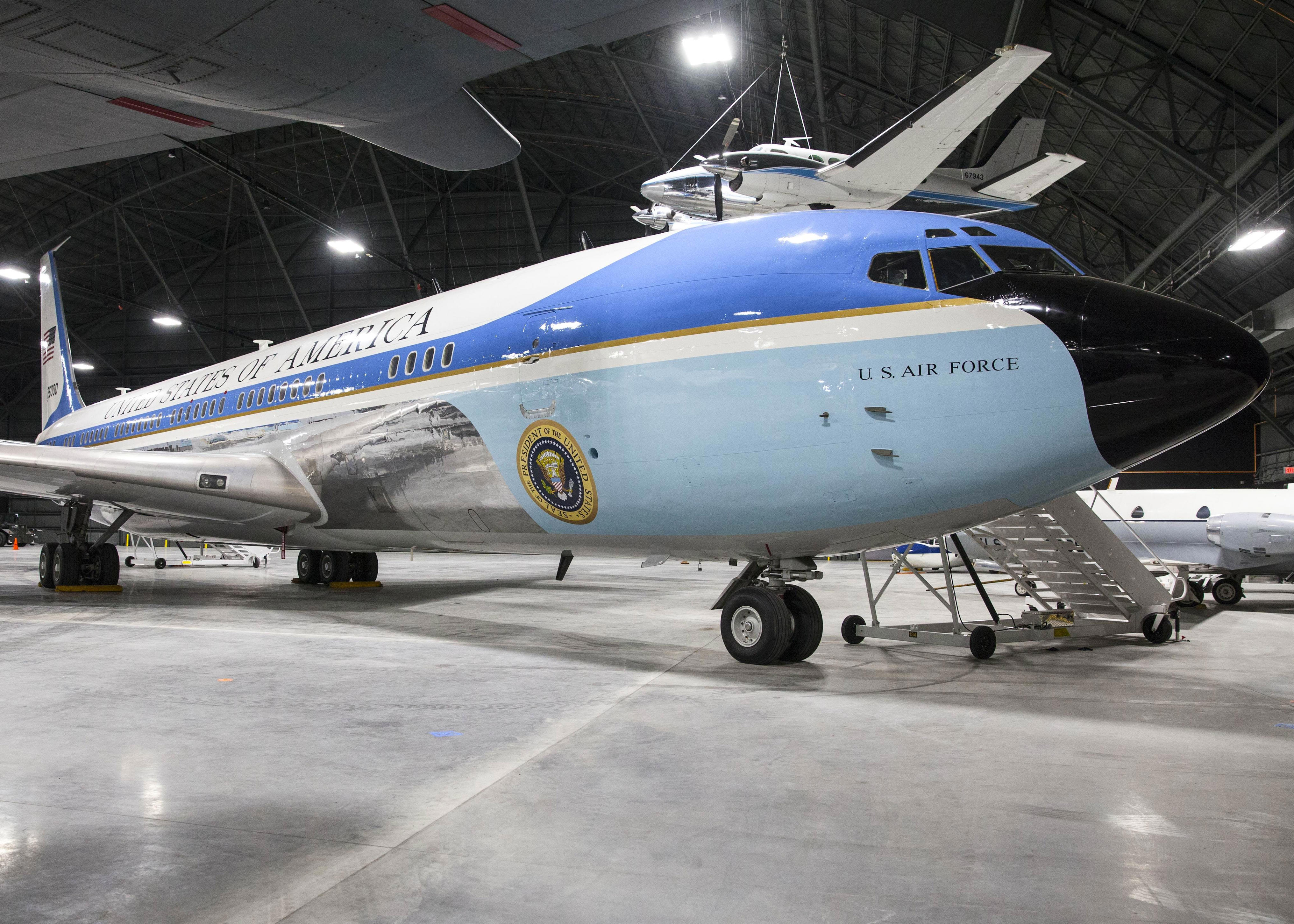 Inside the Air Force One plane used by 8 presidents, where Lyndon B ...